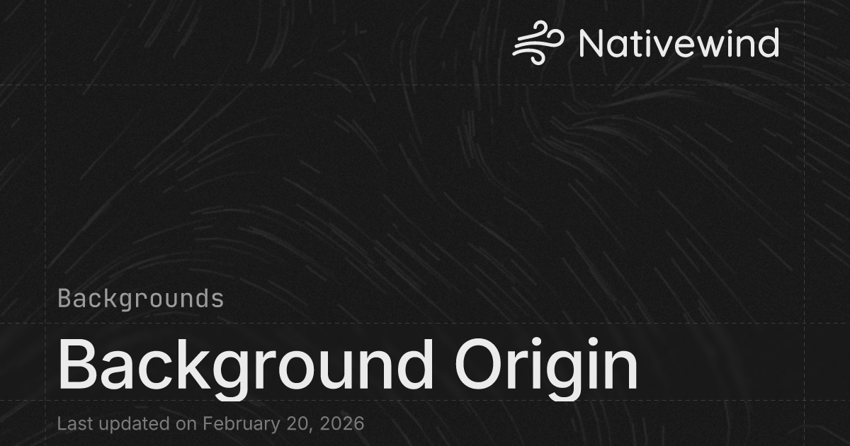 Background Origin