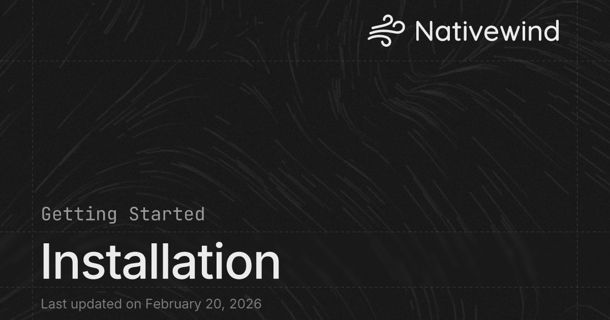 Installation