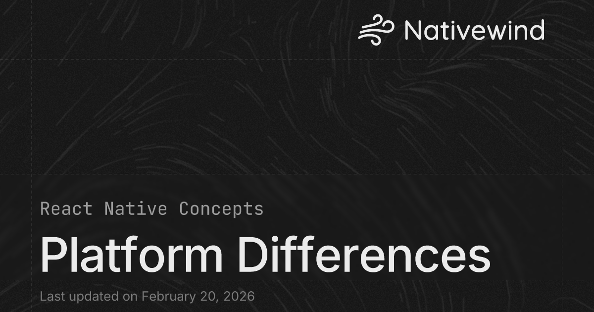 Platform Differences