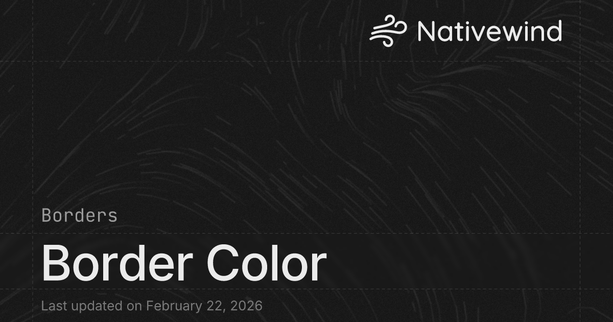 Border Color