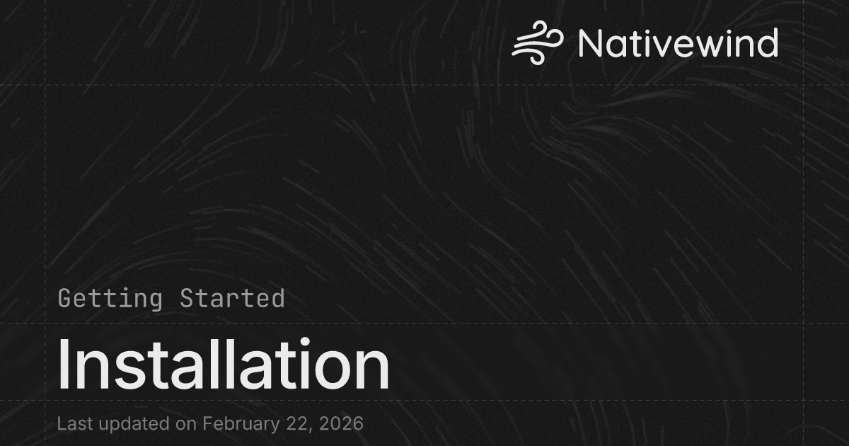 Installation